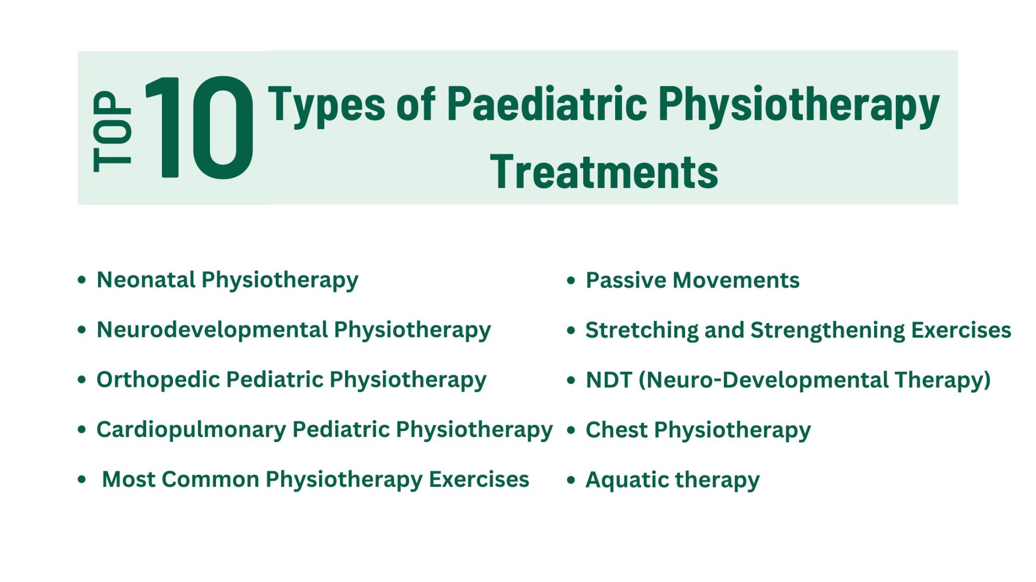 The Most Common Pediatric Physiotherapy Treatments - Prayatna